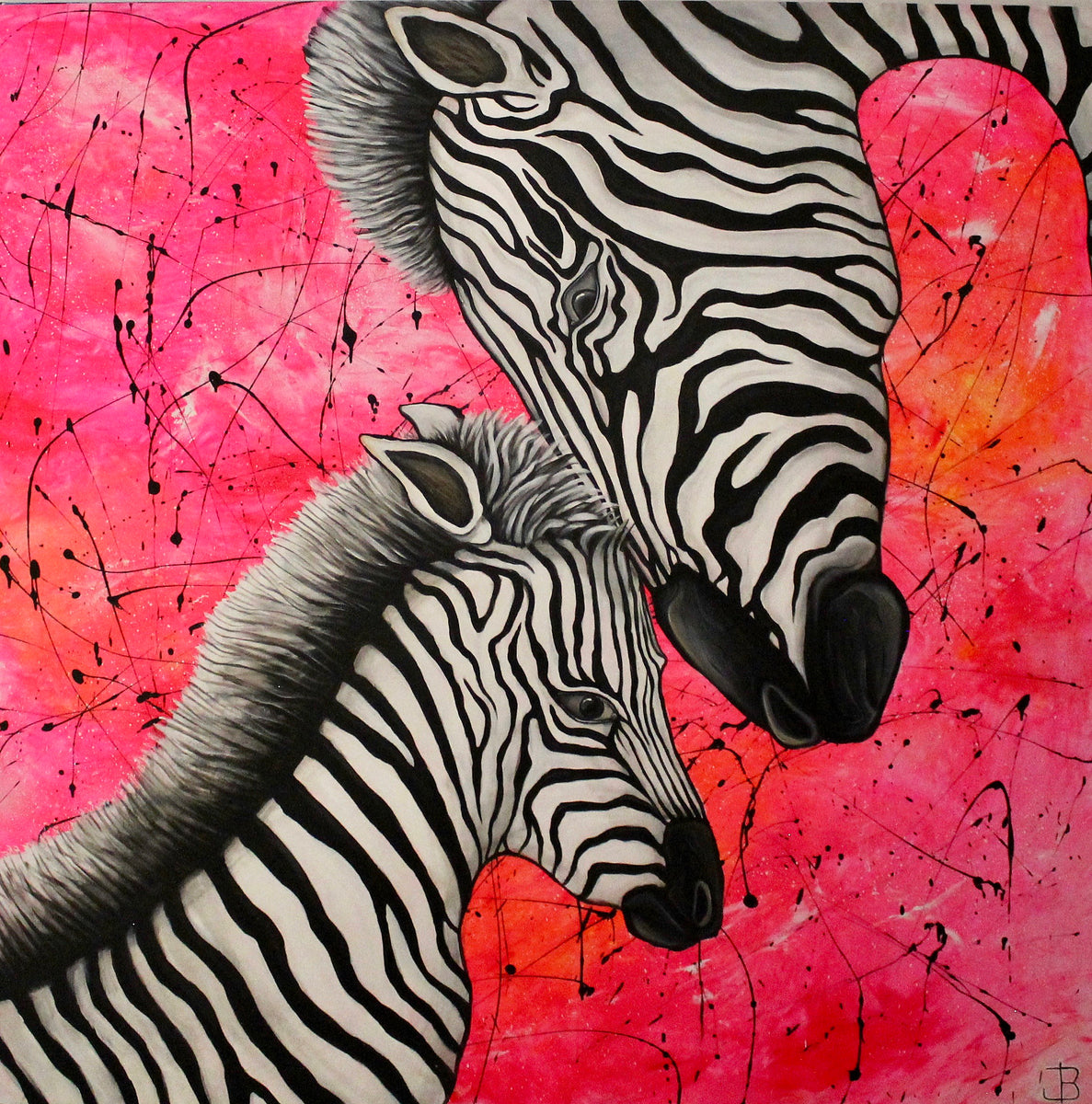 Zebra Love 150x150 – BredahlArt